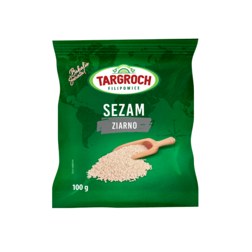 Sezam biały ziarno 100g Targroch - Naturalset